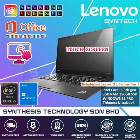 Lenovo X Carbon Gen I X Carbon Slim Laptop Touch Screen Laptop X Carbon Touch Screen