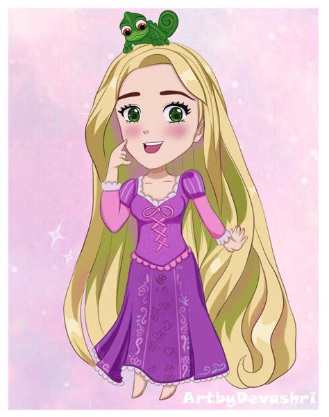 Principessa Disney Chibi Rapunzel
