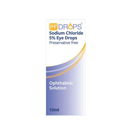 Pf Drops Sodium Chloride 5 Eye Drops Butterflies Eyecare