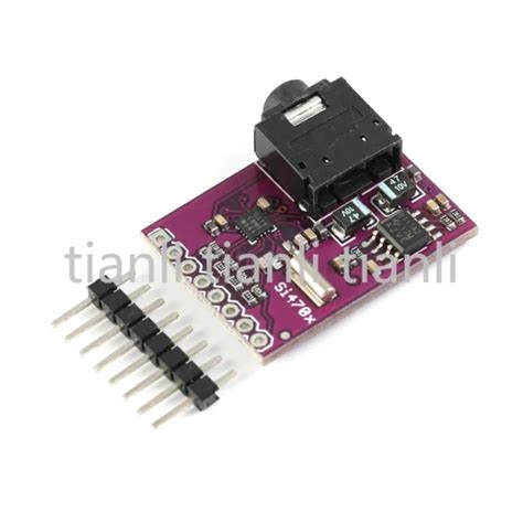 Si4703 Fm Tuner Evaluation Board Fm Radio Module Cjmcu 470 Tuner Development Board Module With 3