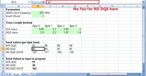 How To Set The RD DQS Value In DDR Init Ratio Seed Xls Sheet Processors Forum Processors