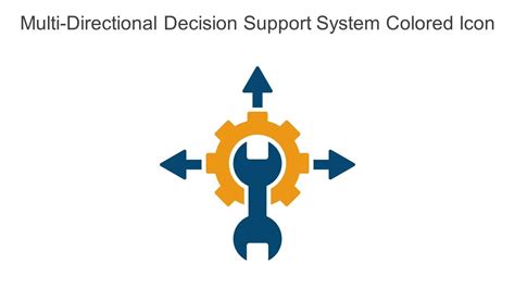 Multi Directional Decision Support System Colored Icon In Powerpoint Pptx Png And Editable Eps