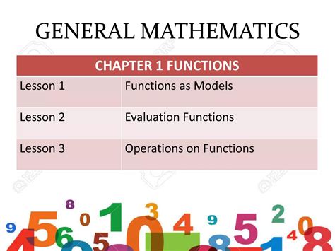 General Math Grade 11 Course Outline Pptx