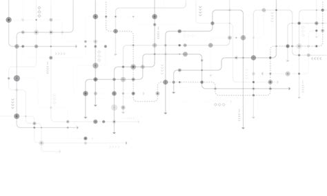 Premium Vector Circuit Connect Lines And Dots Network Technology And Connection Concept