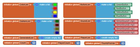 Simon Says Memory Game Clock Runtime Mit App Inventor Help Mit