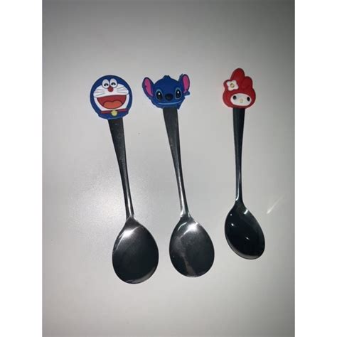 Melody Doraemon Stitch Mini Spoon Ready Stock Shopee Malaysia