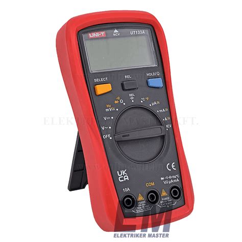 Digitális Multiméter Ac Dc Hőmérséklet Fáziskereső Diódateszt Data Hold Kapacitás Uni T Ut133a
