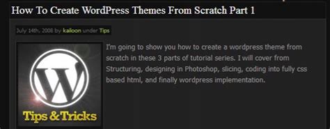 Coding A Wordpress Theme From Scratch Nenuno Creative