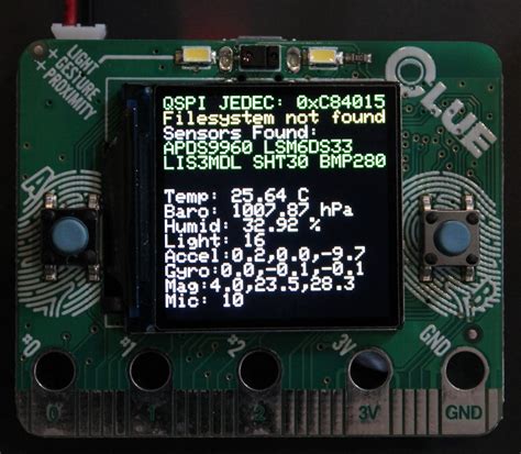 Adafruit Clue Love At First Sight