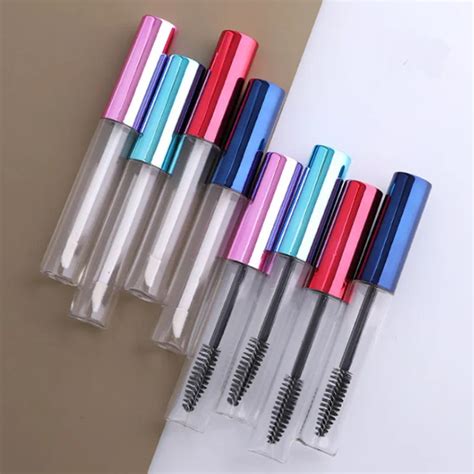 10ml Empty Cheap Lip Gloss Containers For Glaze Brush Makeup