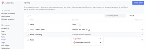 Manage Your Document Access Rights With Folders