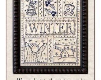 Winter Sampler Hand Embroidery Pattern Etsy