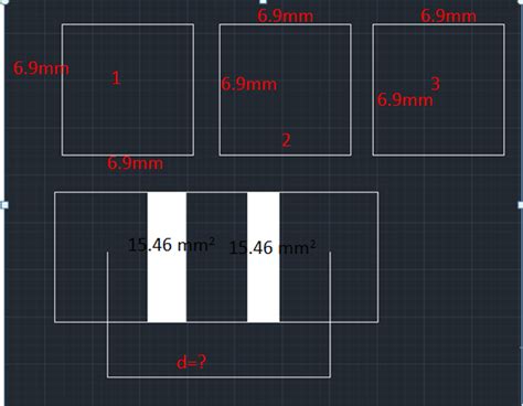 Euclidean Geometry Find Distance Of Overlapping Squares Mathematics Stack Exchange