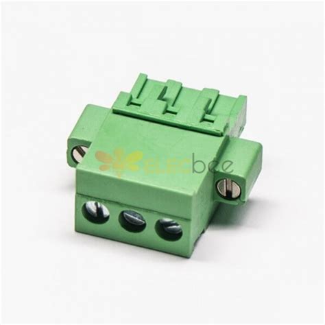 Elecbee Terminal Block Plug Socket Pin Straight Through Hole Crimp Connector