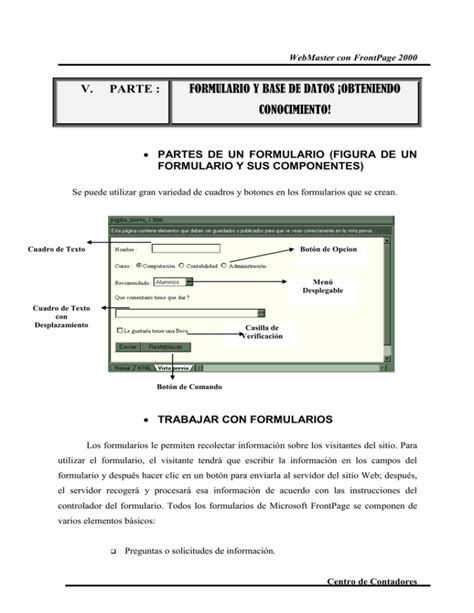Formulario Y Base De Datos