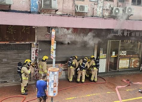 筲箕灣兩餸飯店起火冒煙 消防開喉撲熄｜即時新聞｜中港台｜oncc東網