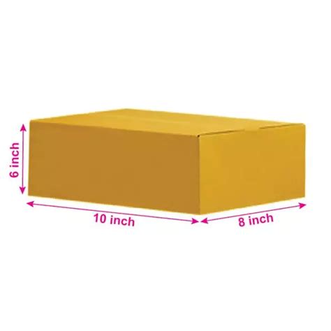 Unprinted Brown 03ply Universal Corrugated Multipurpose Boxes 10in X