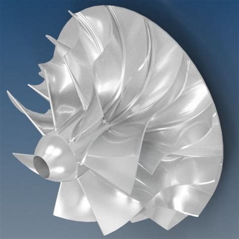 Centrifugal Compressor Impeller 3d Model 3d Printable Cgtrader