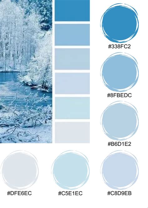 Blue And White Color Palette