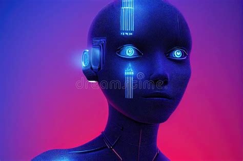 Artificial Intelligence In Humanoid Head With Neural Network Thinks Ai