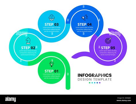 Infographic Template With Icons And 5 Options Or Steps Tree Can Be