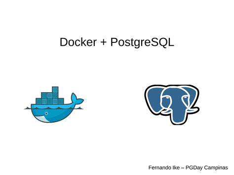 Docker E Postgresql Ppt