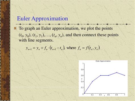 Ppt Ch 27 Numerical Approximations Eulers Method Powerpoint