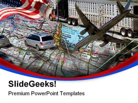 Transportation Design Technology PowerPoint Themes And PowerPoint Slides 0811