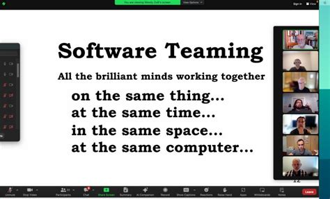 Jim Lynch On Linkedin Softwareteaming Mobprogramming Ensembleprogramming Pairprogramming