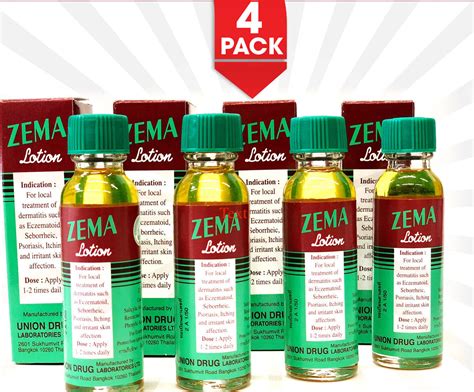 5 bottles x 15ml Zema Lotion Dermatitis Psoriasis Eczema - Walmart.com