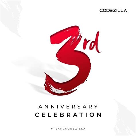 Codezilla On Linkedin 3rdyearanniversary Teamcodezilla Codezilla