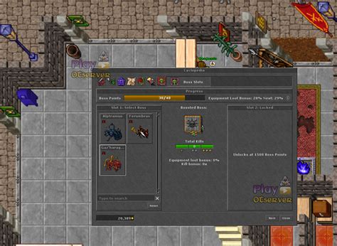 Tibia Otserver Global Full 13 40 Fragment Workshop Quick Loot