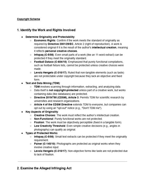 Ip Law Schemes Pdf Trademark Copyright
