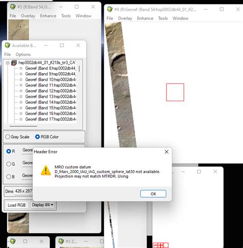 Dealing With CRISM Band Bands Dataset For Data Users PDS Geosciences Node Community