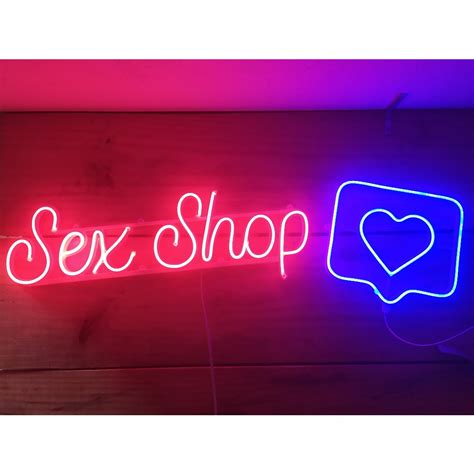 Luminária led neon Letreiro Sex Shop Shopee Brasil