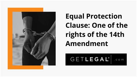 Ppt Equal Protection Clause One Of The Rights Of The 14th Amendment