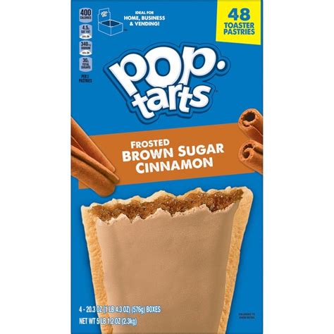 Kelloggs Pop Tarts Frosted Brown Sugar Cinnamon 48 Ct Alaska
