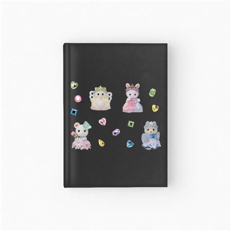 Princess Calico Critters With Gemstones Hardcover Journal One Size Black Sold By Zullizahlisa725