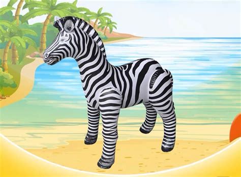 Inflatable Zebra Hobbies And Toys Toys And Games On Carousell