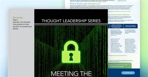 Meeting The Growing Challenges Of Data Security And Governance Semarchy