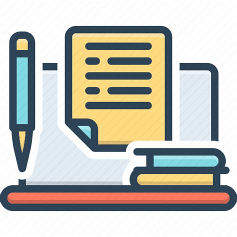 Assigned Book File Message Script Copywriting Assign Icon