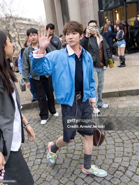 Roy Wang Yuan Attends The Miu Miu Womenswear Fallwinter 2025 2026