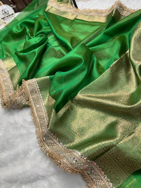 Banarasi Tissue Sarees Most Elegant And Beautiful Tissue Sarees Hanfi