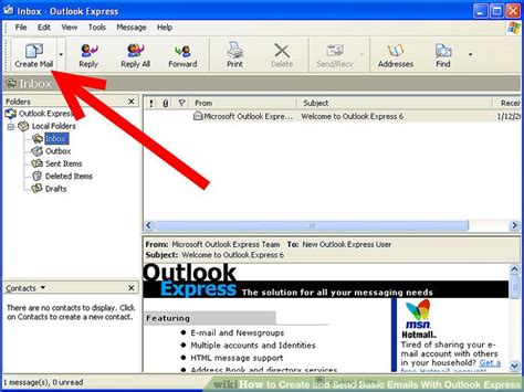 3 ways to create and send basic emails with outlook express