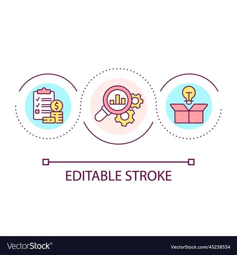 Search Funding For Product Development Loop Vector Image