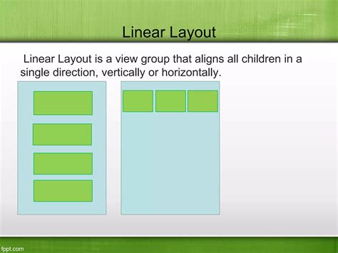 android layouts ppt