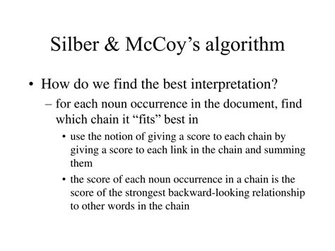 Ppt Lexical Chains For Summarization Powerpoint Presentation Free