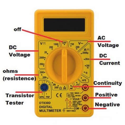 Unity Dt830d Digital Multimeter Circuit Diagram Pdf