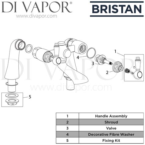Bristan Rs2 Bf C Renaissance Bath Filler Spare Parts