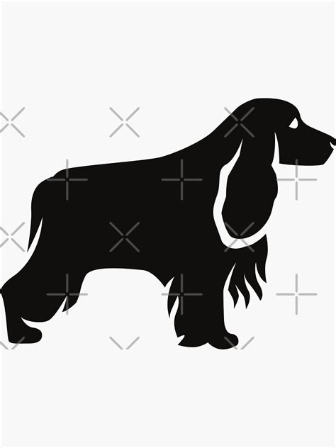 Working Cocker Spaniel Sticker For Sale By Craftverse Redbubble